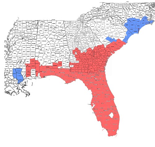 Rattlesnake Population Map